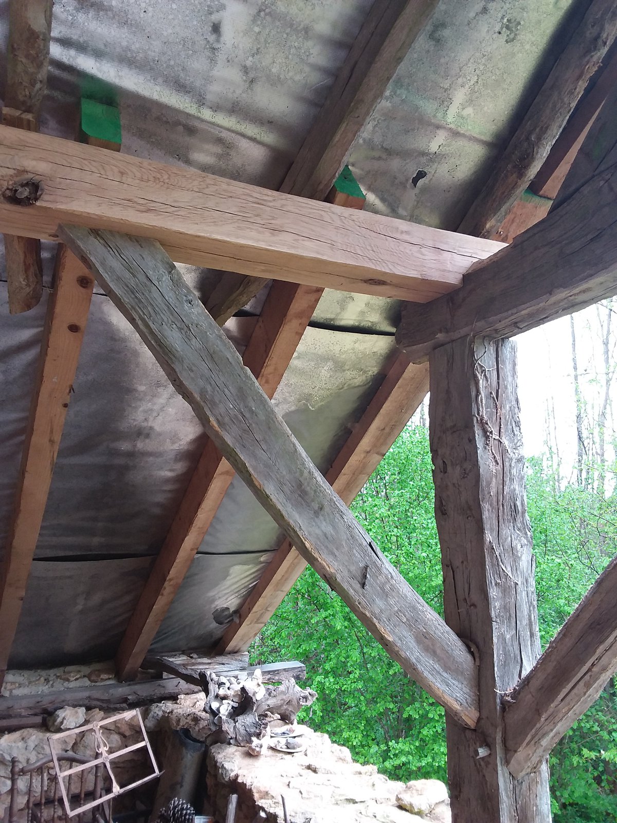 Entrait volant - Copeaux Cabana